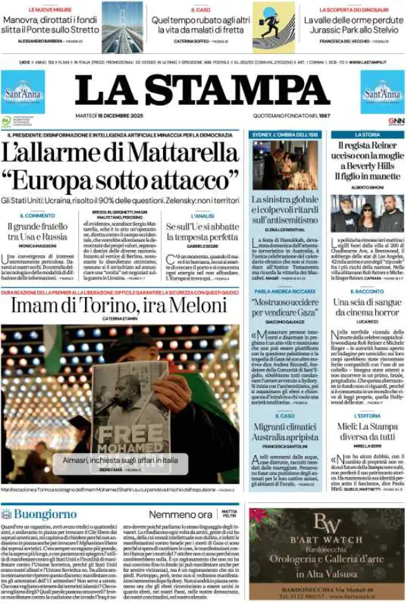 Gedi, il gruppo Sae si fa avanti per la Stampa insieme con realtà ...